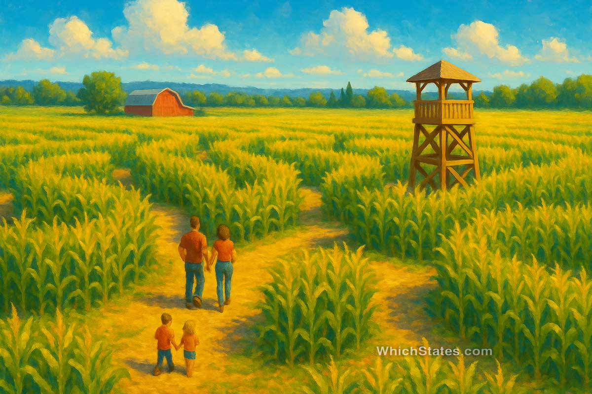 Corn Mazes by State: The Best Quick Guide - Which States
