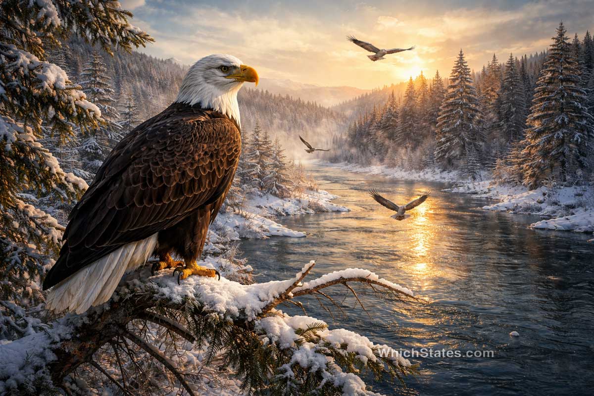 Eagle Watching by State for Thrilling, Beautiful Views